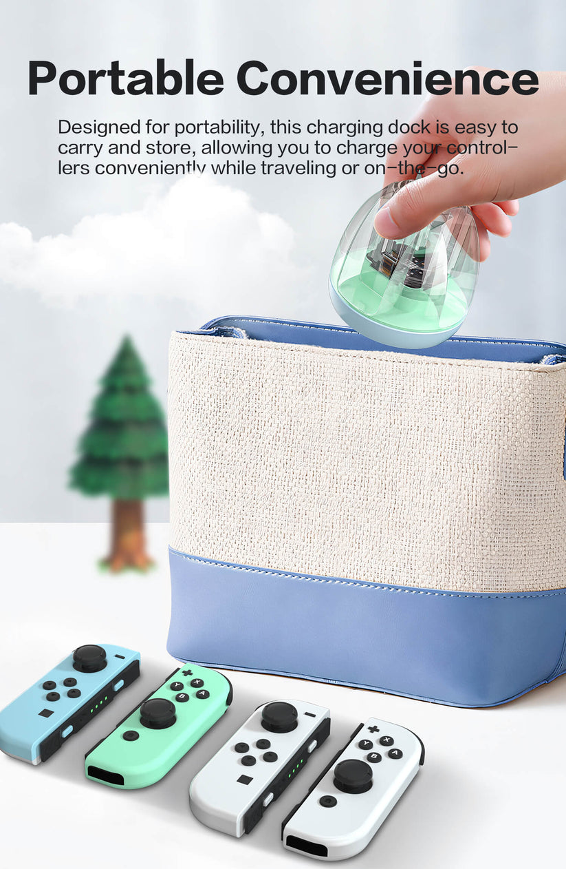 Nintendo Switch Joy Con Charger - Blue Green – HEATFUN